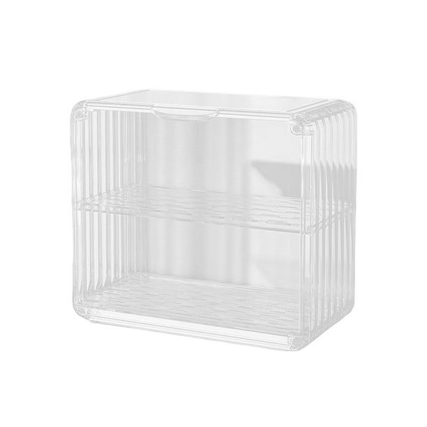 Clear Display Case Holder, Organization Countertop 2 Tiers Display ...