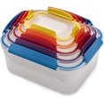Nest Lock 8-Piece Plastic BPA Free Food Storage Container Set with ...