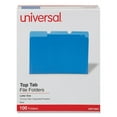 Colorful Office Bulk - UNV10501 File Folders, 1/3 Cut One-Ply Top Tab ...