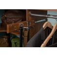 Easy Track Ra1202-C-4 Cherry Easy Track Molded Wood Belt Rack - Walmart.com