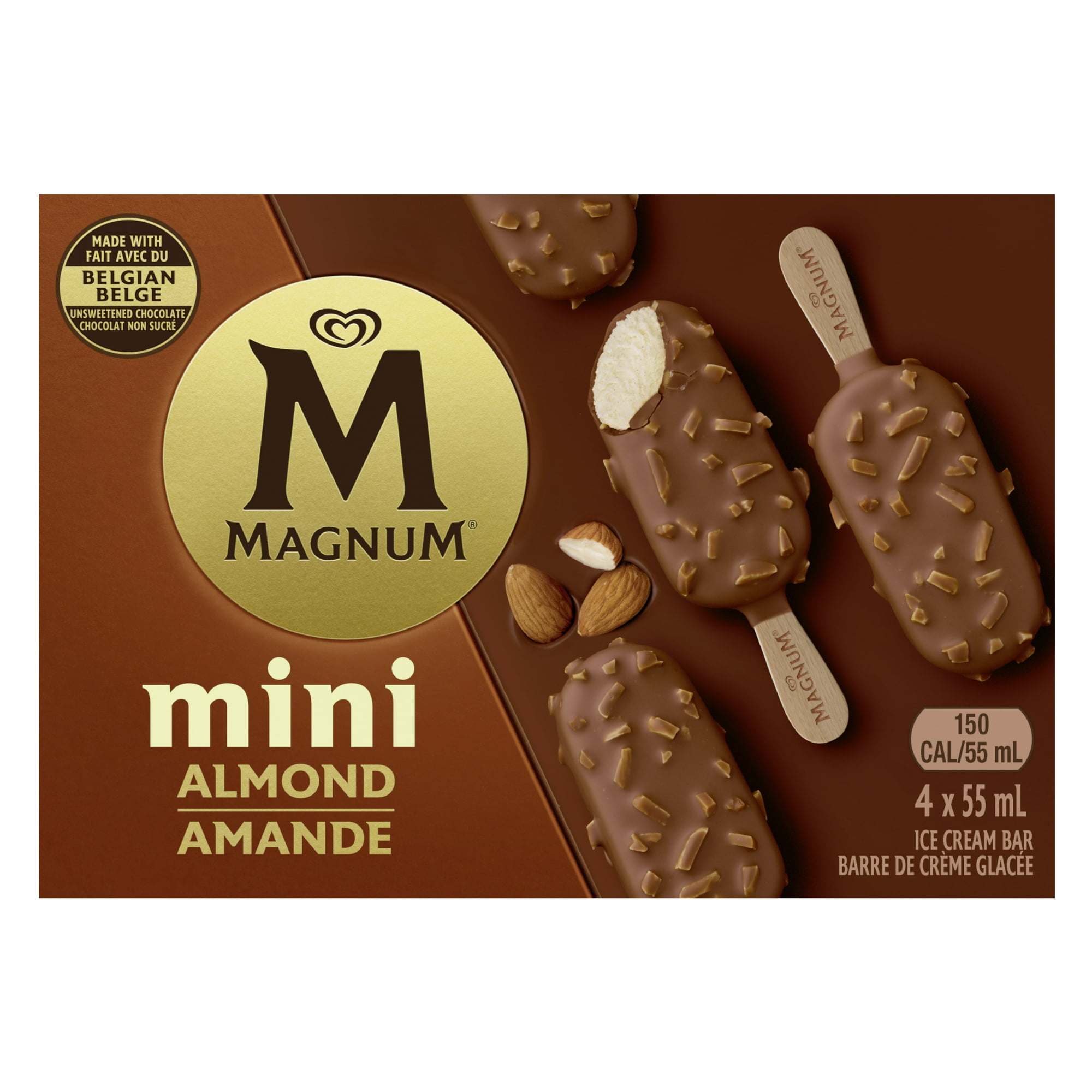 Click here for Magnum Mini Almond Ice Cream Bar 4x 55ml prices