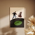 Affixzi Dancing Couple Vinyl Record Art Print for Music Lovers - Retro ...