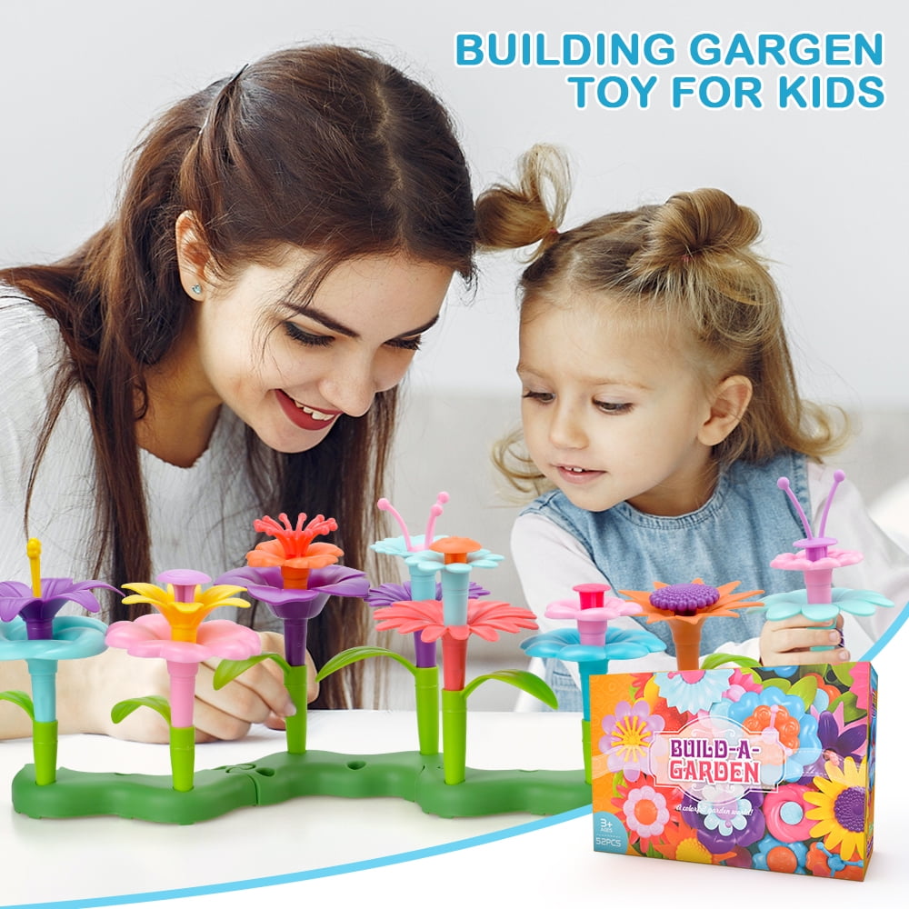 Dream Fun Gifts For 3 4 5 6 Year Old Girls Boy Kids Toys 4 5 6 7 Year Old Girl Toddler Gift Ideas Arts And Crafts For Kids Diy Flower Garden Building