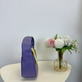 MARC JACOBS Purple Mini 'The Pushlock' Bag - Walmart.com