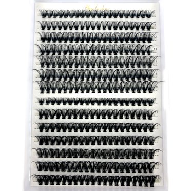 Aliver Single Lashes Eyelash Clusters 240 Pcs Individual Lashes 9-16 mm ...