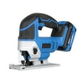 Jig Saw, 20V Cordless Jigsaw for Woodworking with 4 Orbital Settings, 2300 SPM, T-shank Blade, 4 ...