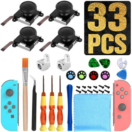 Joycon Joystick Replacement 3D Joystick Analog Left/Right Thumb Sticks ...
