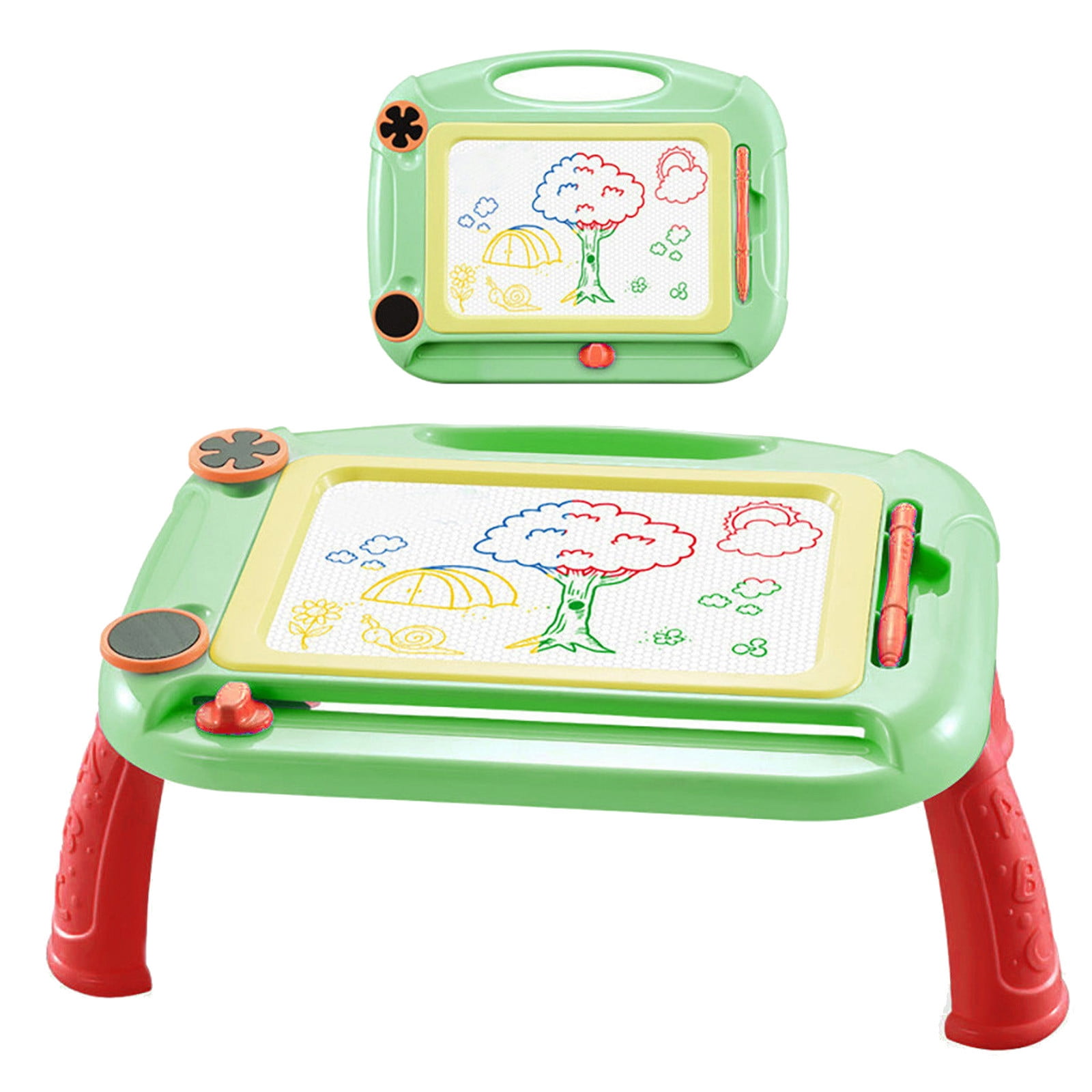 HIMIWAY Toys Kids Magnetic Drawing Board with Holder Gra-ffiti Painting ...