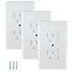 Safe-Plate Outlet Cover - Multipack - White, 3 count - Walmart.com