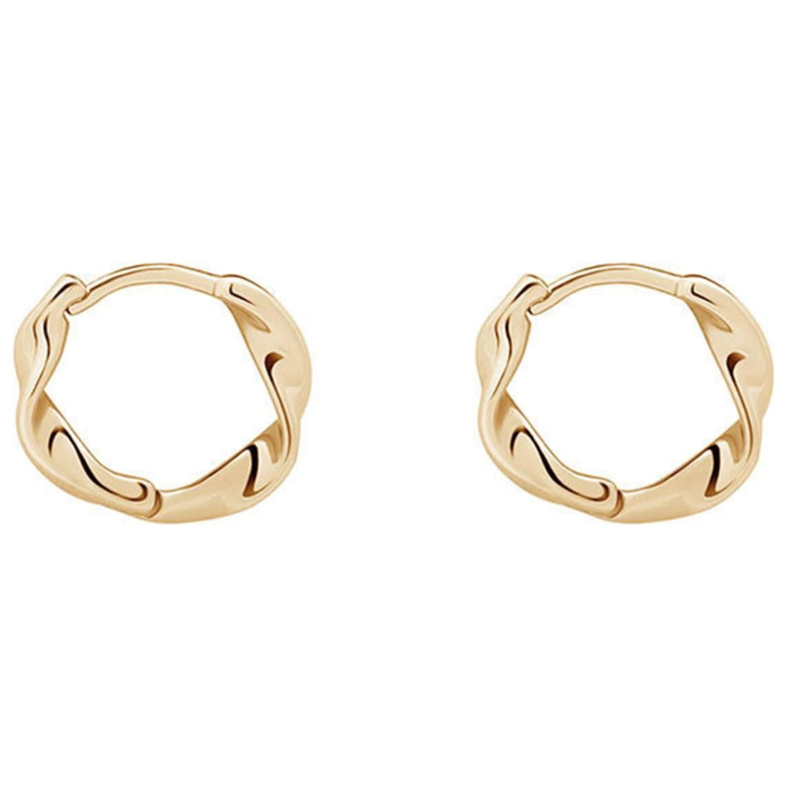 Click here for Mklekyygold Earrings For Women 925 Silver Hoop Ear... prices