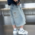 Baby Boy Pants Distressed Loose Fit Solid Print Pocketed Elastic Waist ...