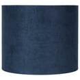 Urbanest Classic Drum Suede Lamp Shade in Navy Blue with Spider Fitter ...