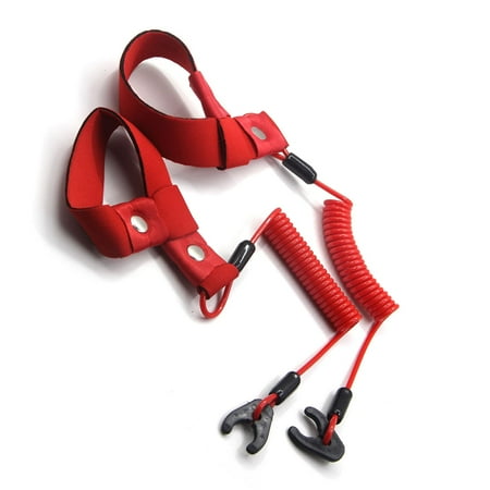 HAHDAXIA 2 Pcs Universal Stop Kill Switch Safety Lanyard Band Tether ...