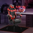 Gaming Chair, Seenda Video Game Chair with Footrest and Lumbar Support ...
