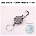 Jesscasday Heavy Duty Retractable Pull Badges Steel Wire Rope Buckles ...