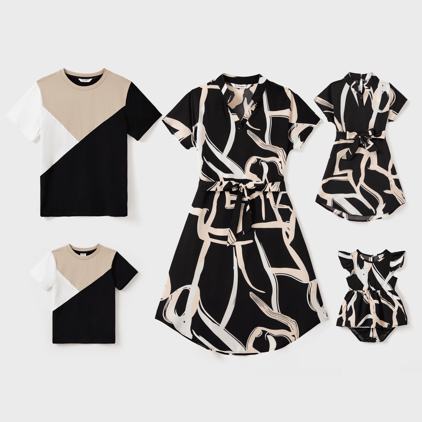 Click here for Patpat Family Matching Color Block Cotton Tee Or M... prices