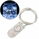 10 Pack Small Power Colored 6.6ft 20 LEDs Battery Operated Mini LED ...