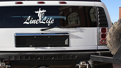 Lineman Line Life Decal *E924* 23" Sticker Journeyman 4 Laptop Toolbox ...