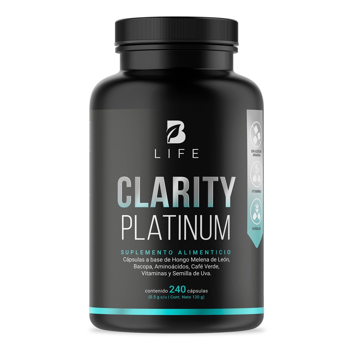 Clarity Platinum De 240 Cáps. Ingredientes naturales. B Life. BLIFE ...