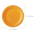 PINXOR 60Pcs 7 Inch Disposable Paper Plates, Assorted Colors, Party ...