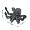 BESTYASH Black Resin Octopus Fish Tank Decor Unique Funny Octopus ...