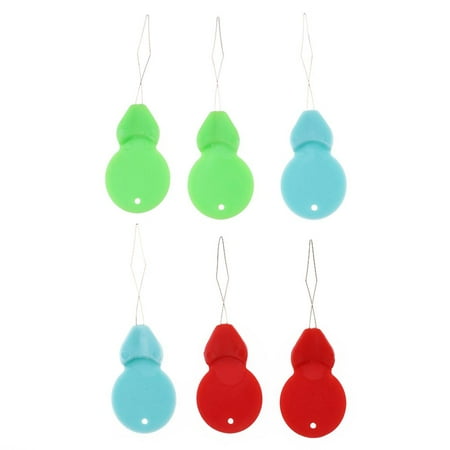 July Memor 10pcs Set Gourd Diy Automatic Needle Threader Garment Sewing