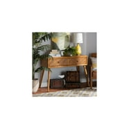 Plank+Beam 46" Mid Century Modern Console Table with Storage Shelves ...