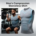 Fitness Top, Summer Men's Tight Quick-Dry Shirt, Sleeveless Sweat ...