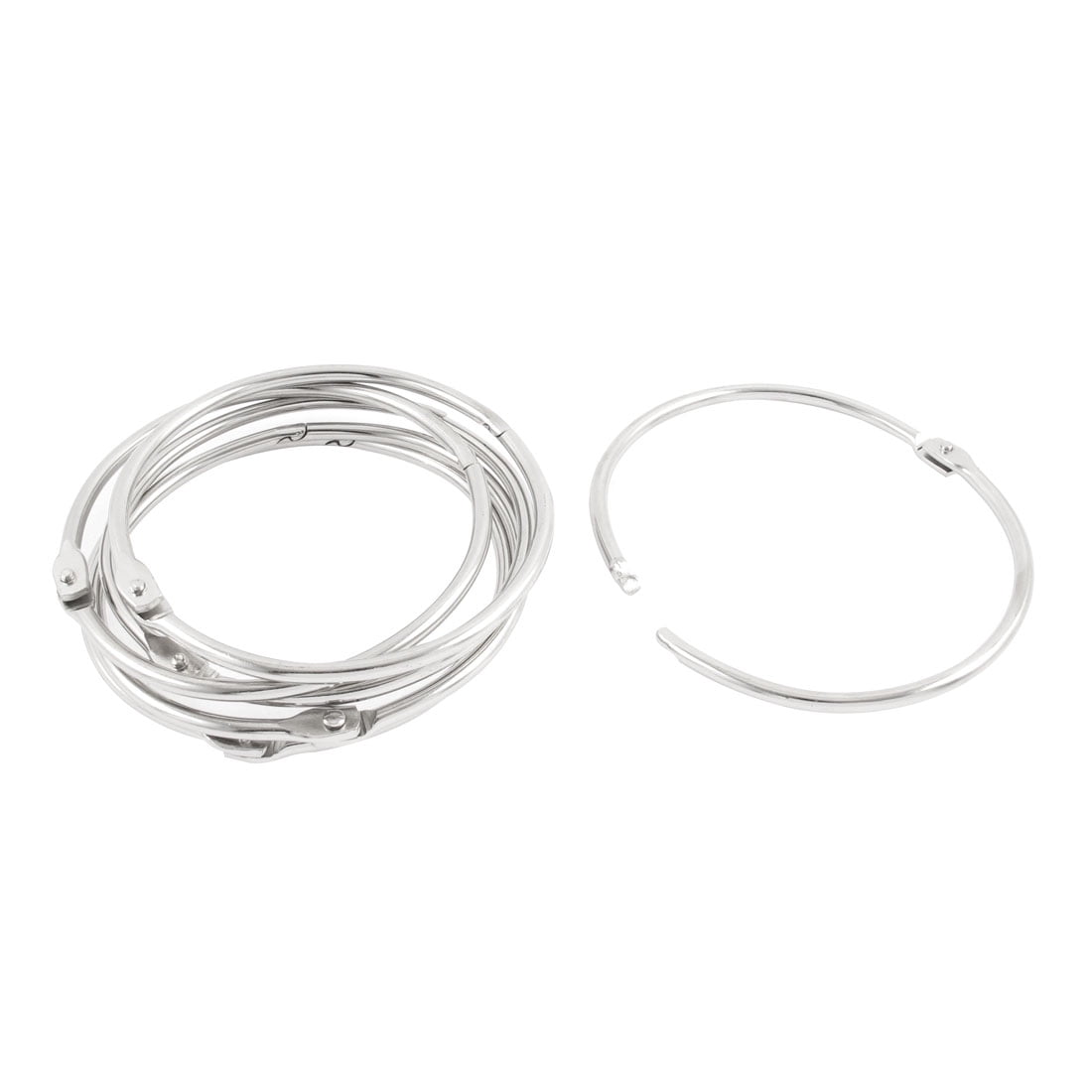 Unique Bargains 6pcs 80mm Inner Dia Book Office Loose Leaf Binder Hinge ...