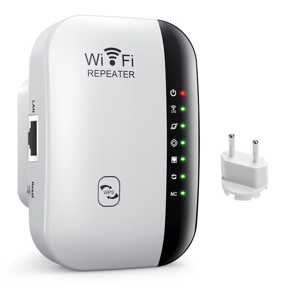 Repetidor WiFi inalámbrico de 300Mbps, adaptador de tarjeta de red 802 ...