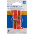 GE 14404 Polarized 2-Pk Grounding Adapter for Three Prong Electrical ...