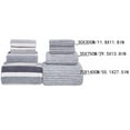 8PC Velvet Spun Bath Towel Set, Highly Absorbent Soft Towels, Luxury ...