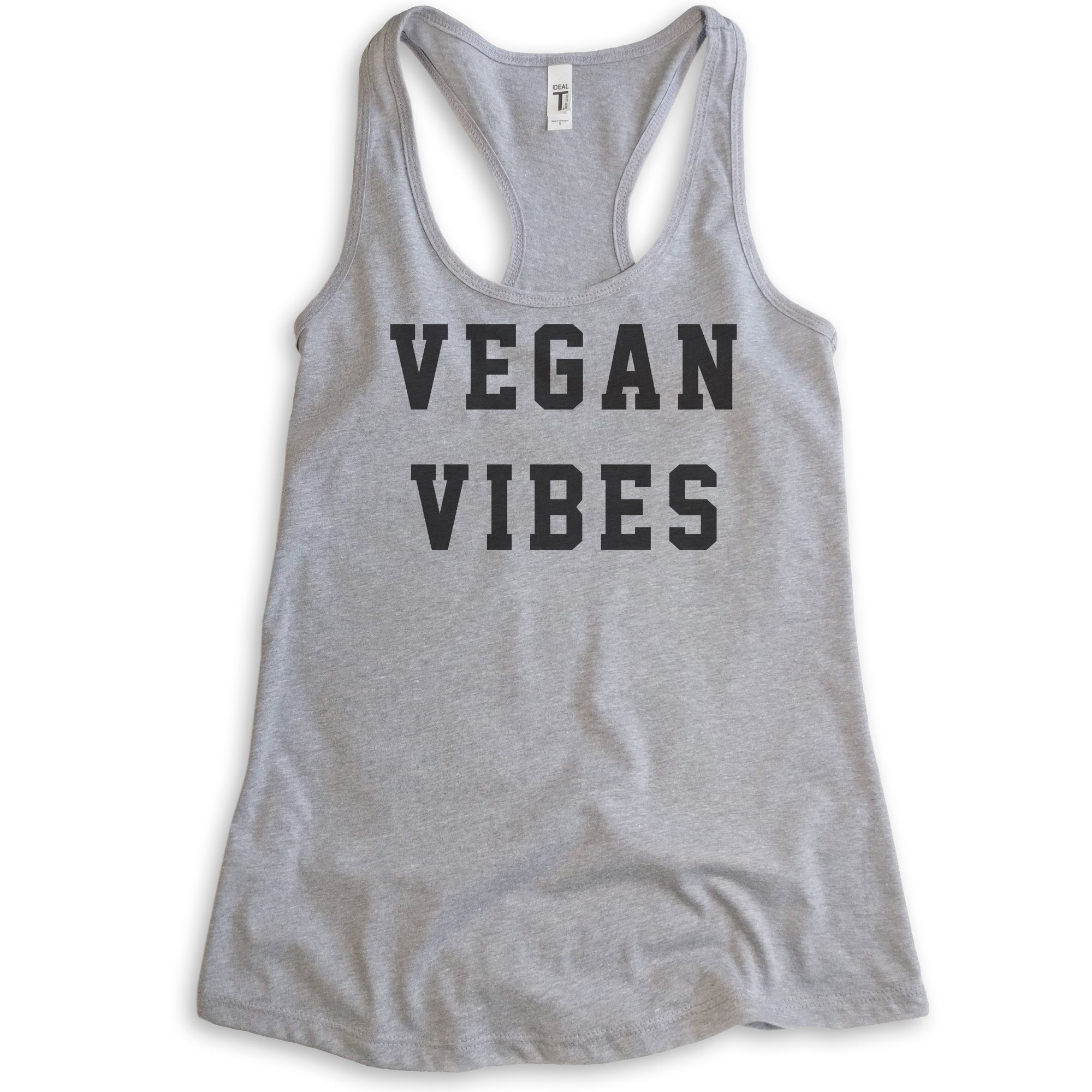 Vegan Vibes Tank Top, Ladies Racerback Tank Top, Vegan Tank, Veganism ...