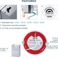 (12 Pack) 8 Inch Fire Rated LED Recessed Ceiling Light 5CCT Selectable ...