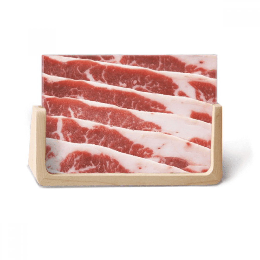 Pork Chops Meat Food Texture Photo Wooden Photo Frame Tabletop Display ...