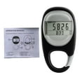3D Step Counter, Walking Pedometer, Steps Tracker with Carabiner for ...