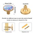 Kitchen Cabinet Knobs Iridescent Liquid Marble Cabinet Handles Zinc 1. ...