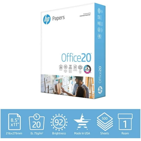 HP Printer Paper 8.5x11 Office 20 lb 1 Ream | Walmart Canada