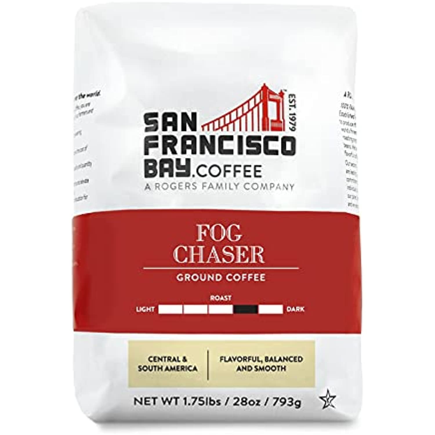 Sf Bay Coffee Fog Chaser 28 Ounce Ground Medium Dark Roast - Walmart.com