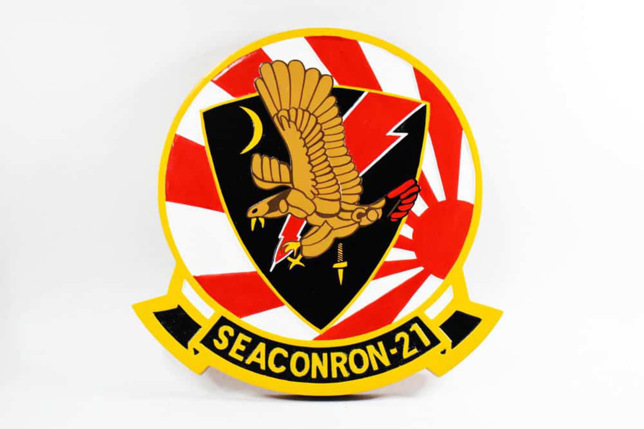 VS-21 Fighting Redtails Plaque, 14, Mahogany, Navy - Walmart.com