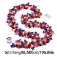 Battery Operated American Flag Fairy Lights Red White Blue with Star ...