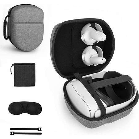 Travel Case For Oculus Quest & Quest 2 & Elite Strap, Hard Eva Carrying ...