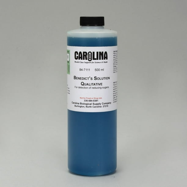 Benedict's Solution, Qualitative, Laboratory Grade, 500 Ml - Walmart.com