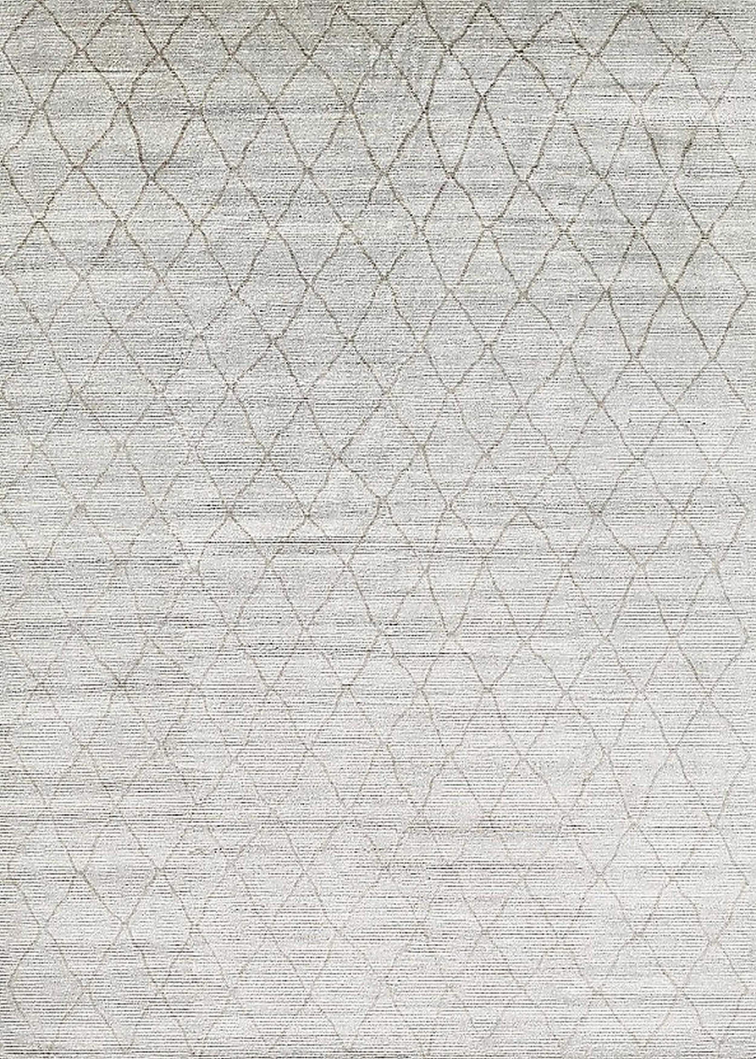 Ahgly Company Indoor Rectangle Mid-Century Modern Ash White Beige Solid ...