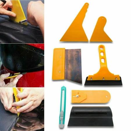 Top-Max Window Tint Kit 7 PCS Vinyl Wrap Tool Set, Film Installation ...