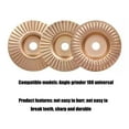 3PCS Wood Carving Disc Set, Woodworking Grinder Attachment for Cutting ...