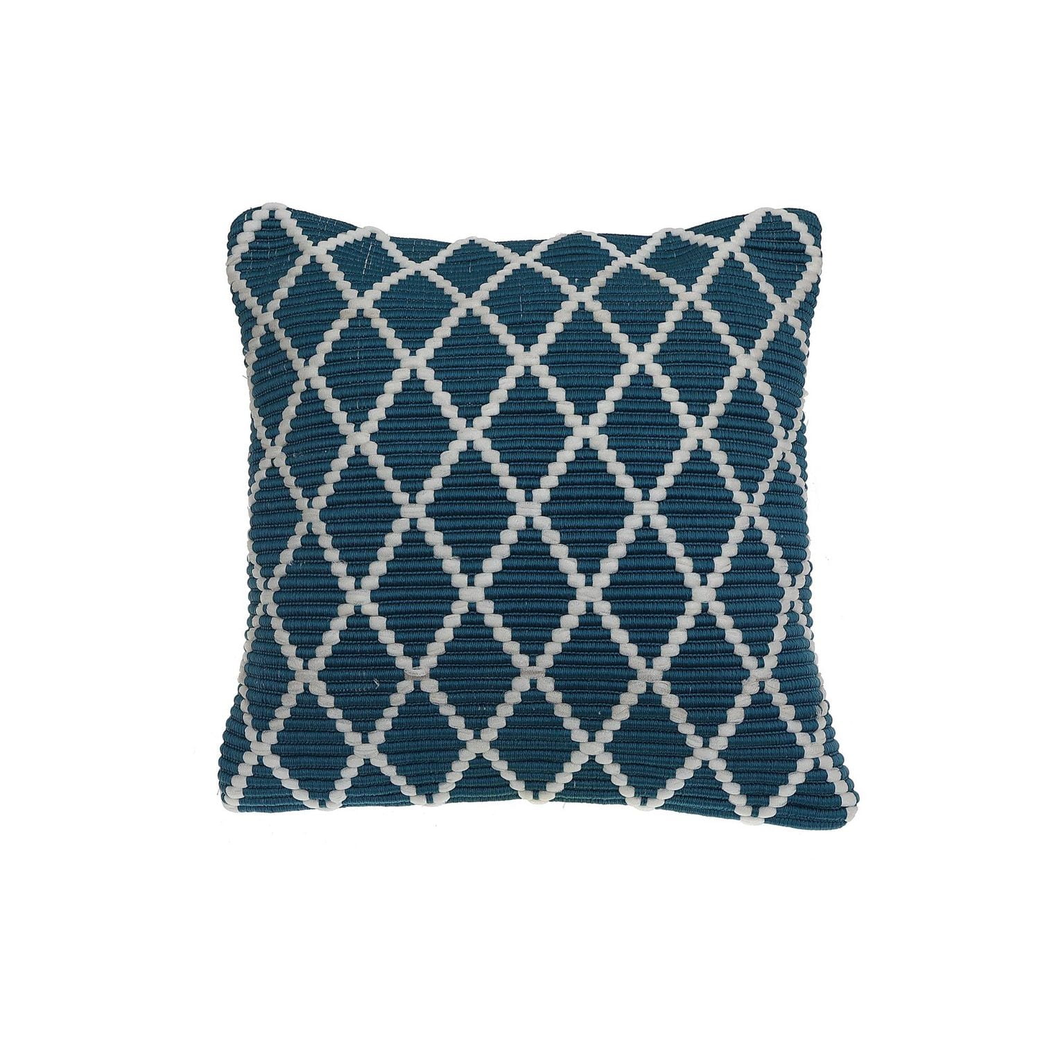 Click here for Ih Casadécor Ribbed Diamond Cushion (Teal) - Set O... prices