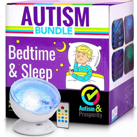 Autism & Prosperity Kids Bedtime & Sleep Calming Ocean Wave Projector ...