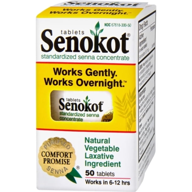 Senokot Tablets 50 ea (Pack of 2) - Walmart.com