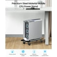 ORICO Mobile CPU Stand, Gaming PC Tower Stand with Wheels, Under Desk ...